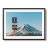 Mt Fuji Lawson Store Sign Framed Art Print | Peter Yan Studio